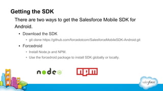 Introduction to Developing Android Apps With the Salesforce Mobile SDK | PDF | Operating Systems ...