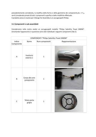 DFA: Design For Assembly Hair Dryer | PDF