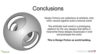Design Fiction as World Building | PPT