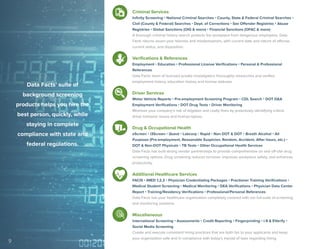 Df background screening brochure | PDF