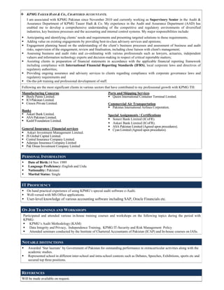 M.Rehan Khan CV | PDF