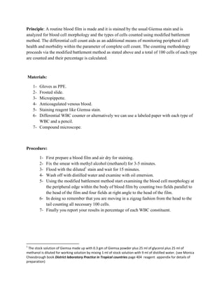 Differential cell count | PDF