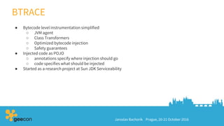GeeCon2016- High Performance Instrumentation (handout) | PPT