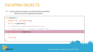 GeeCon2016- High Performance Instrumentation (handout) | PDF