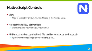 Dfc 2018 NativeScript | PPT