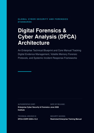 Comprehensive Digital Forensics & Cyber Analysis Training Manual for ...