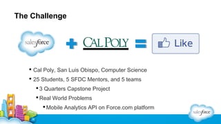 Creating Mobile Analytics Using Force.com: a Cal Poly Capstone Project | PPT