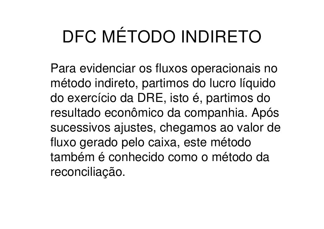 Dfc demonstracao fluxo caixa