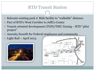 Denver Federal Center Presentation | PPTX