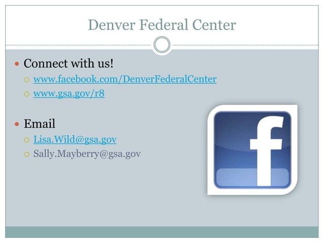 Denver Federal Center Presentation | PPTX