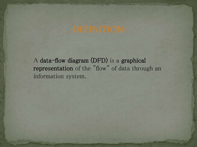 Data Flow Diagram | PPT