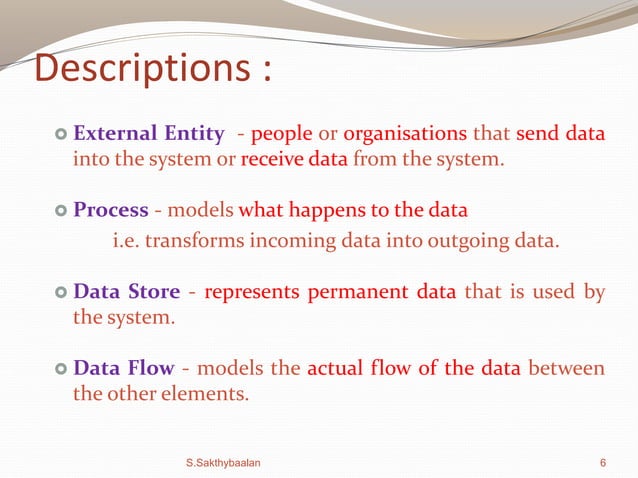 Data Flow Diagrams | PPTX