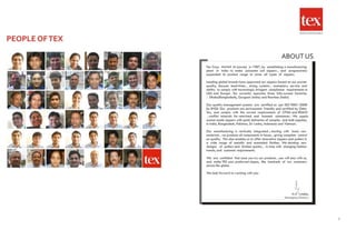 Tex Corp Ltd-Brochure-EN | PDF