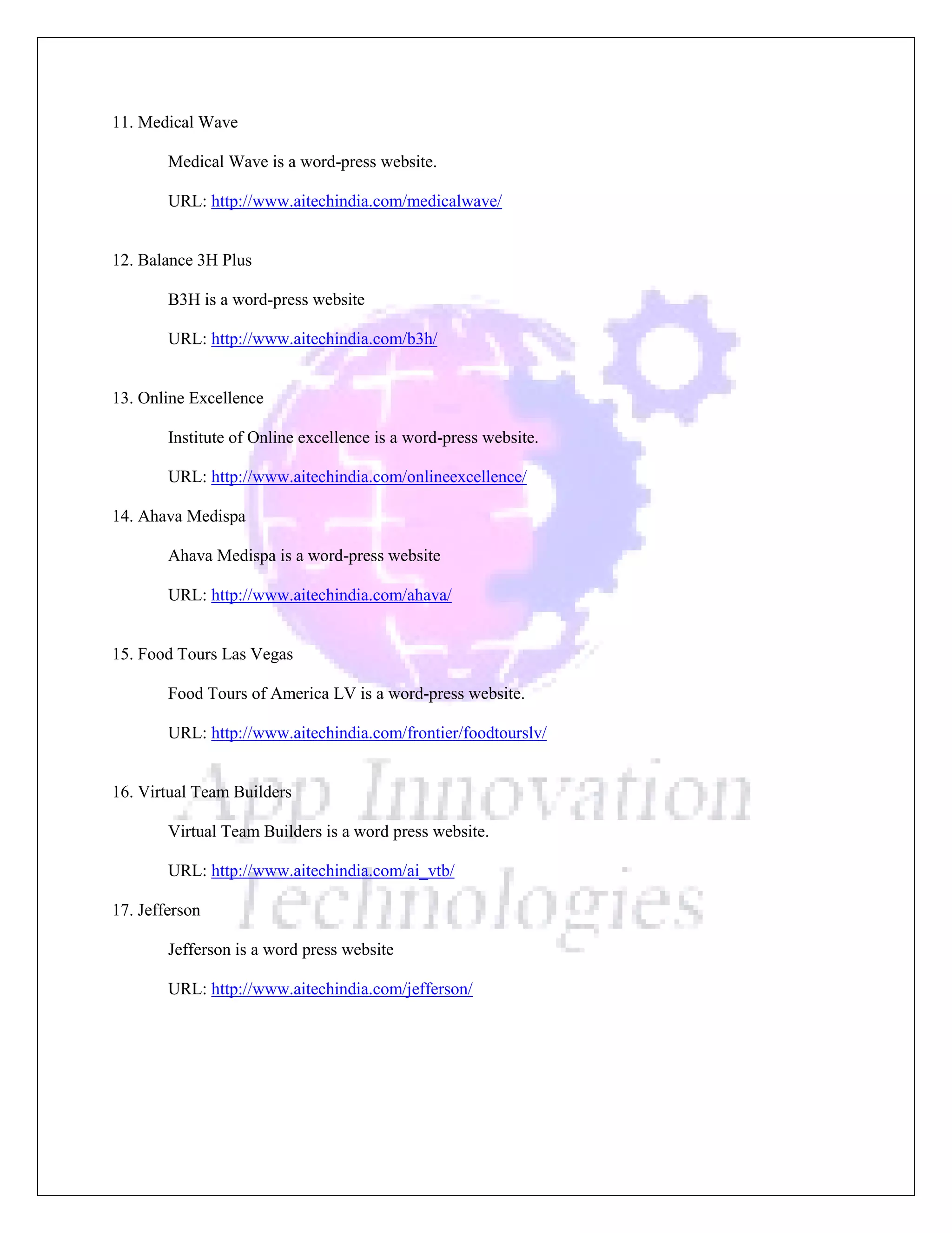 AIT-Portfolio - thomas | PDF