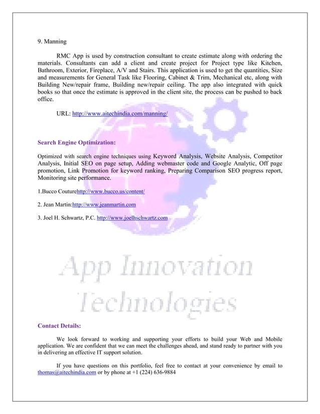 AIT-Portfolio - thomas | PDF
