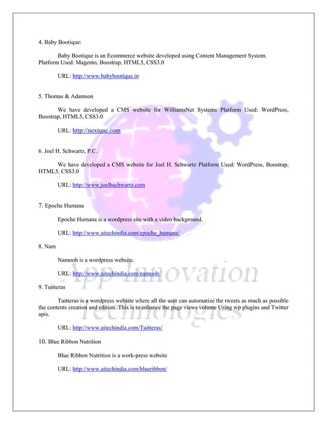 AIT-Portfolio - thomas | PDF