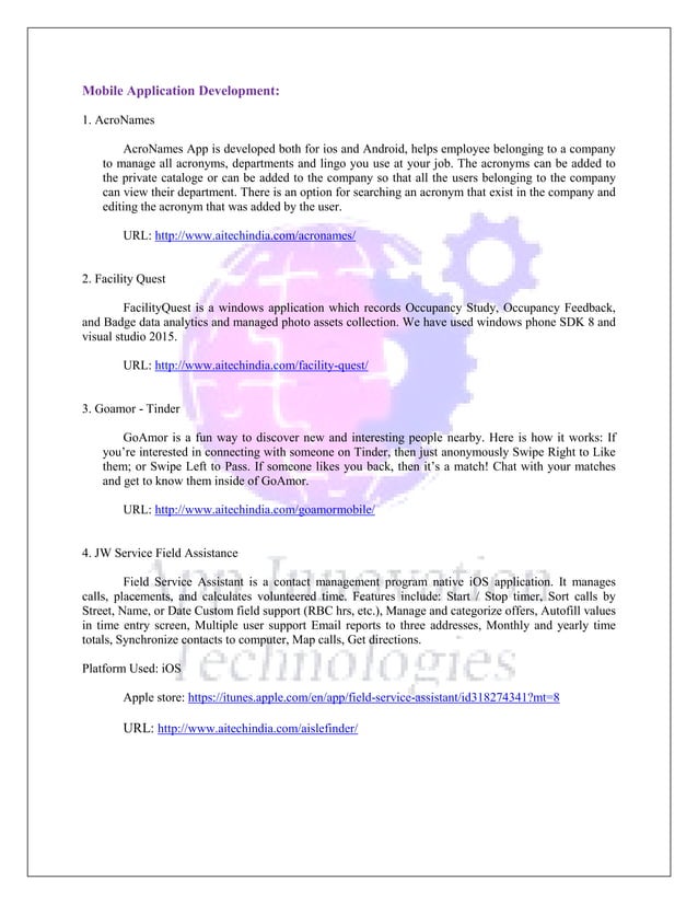 AIT-Portfolio - thomas | PDF