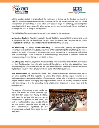 REPORT-StartUp Summit | PDF | Business Expos & Conferences | Events