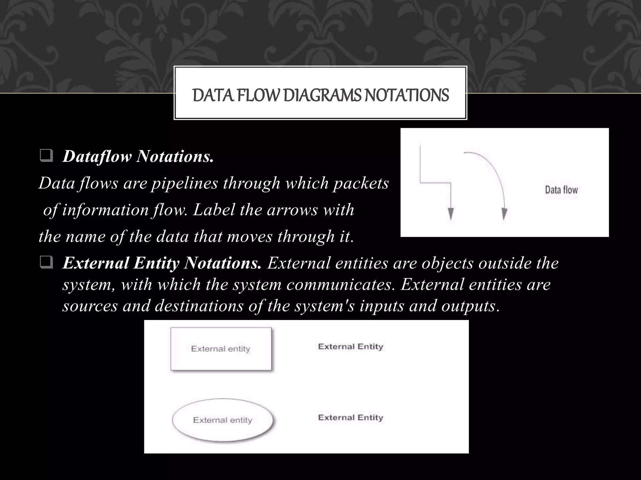 Data Flow Diagram and Sequence Diagram | PPTX