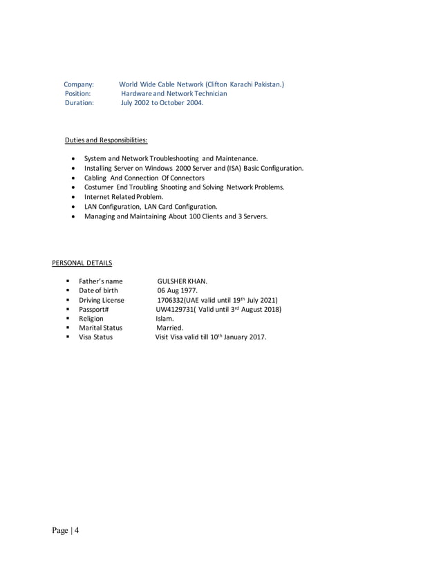 khurram cv-new | PDF