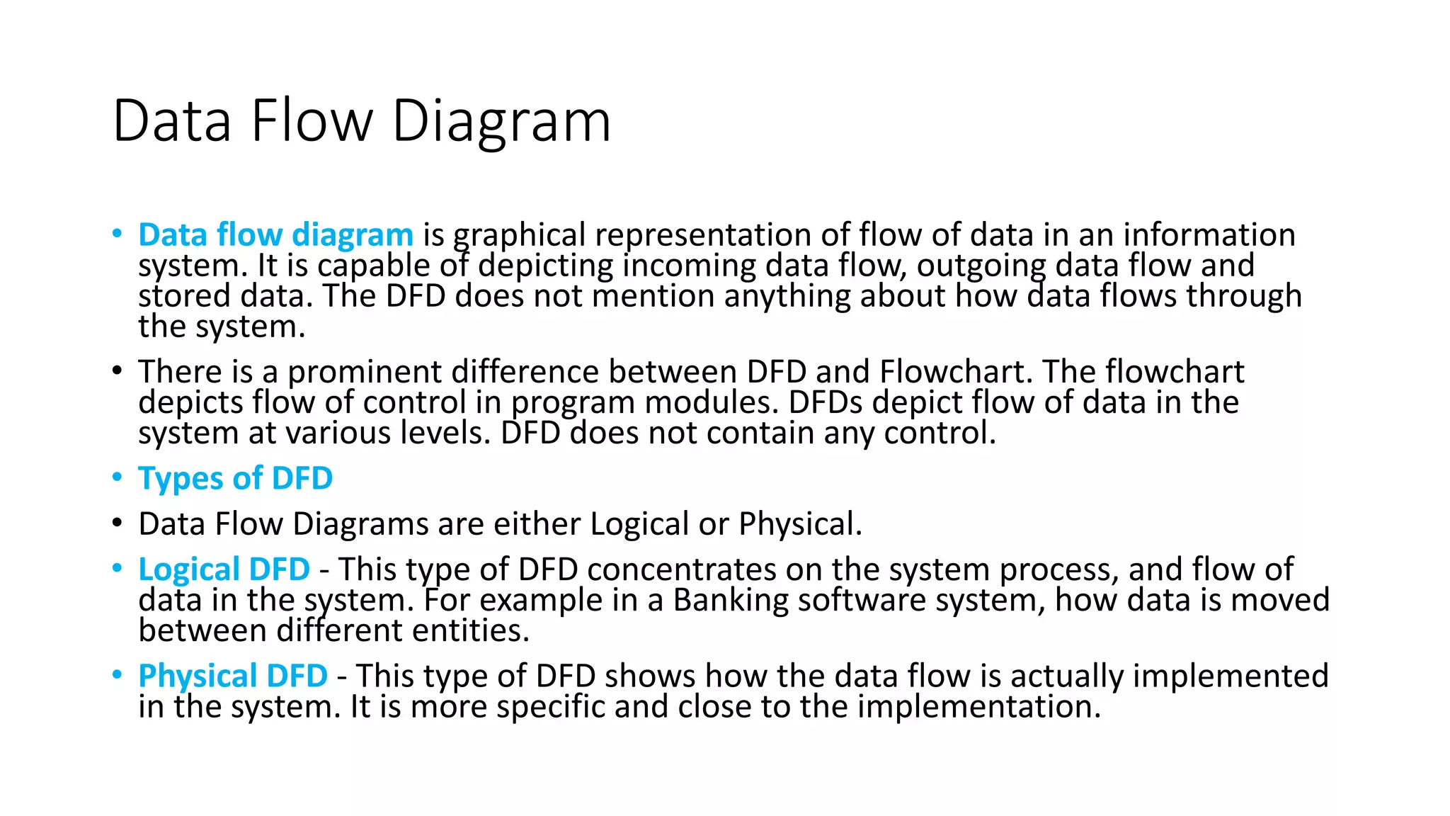 DFD and Class diagram | PPTX