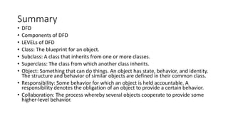 DFD and Class diagram | PPTX
