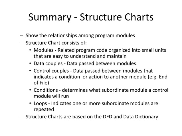Dfd Decision Table Decision Chart Structure Charts Pptx Computing Technology And Computing