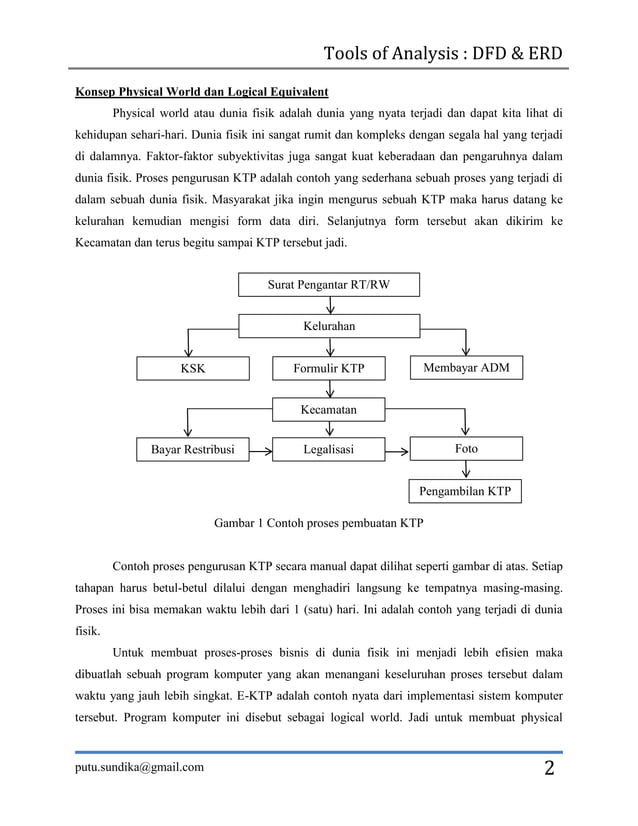 Data Flow Diagram dan Entity Relational Diagram | PDF