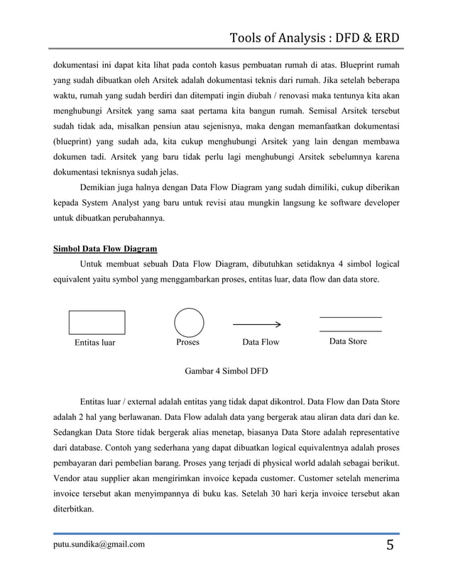 Data Flow Diagram dan Entity Relational Diagram | PDF