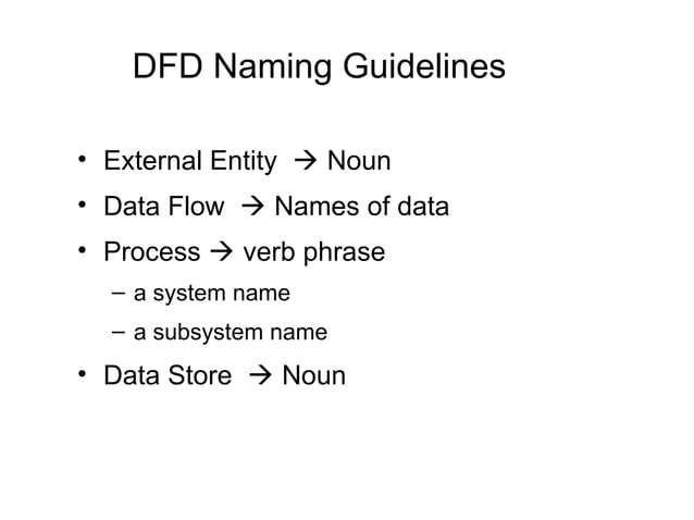 DFD Examples software engineering cseppt | PPT
