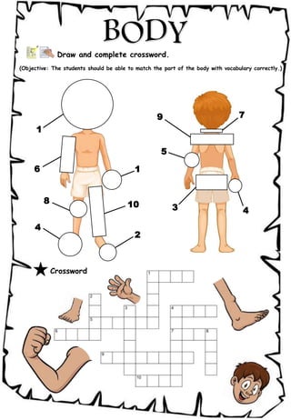 PPT ทำใบงาน Part of body | PPTX