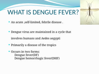 Dengue fever Dengue hemorrhagic fever, DSS | PPTX