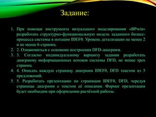 Dfd и idef0 | PPT