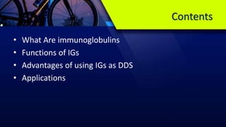 immunoglobulins as drug delivery system | PPT