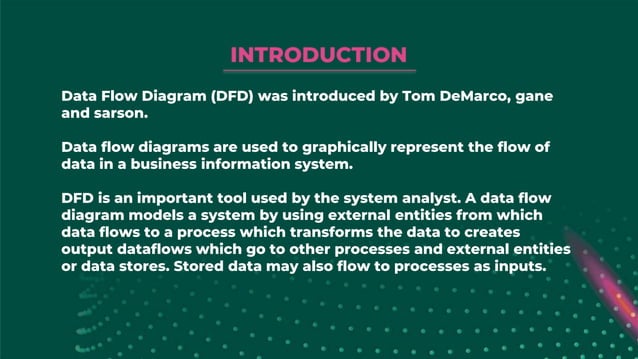 Data Flow Diagram (DFD) | PPT | Free Download