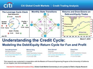 Credit%20Cycle%20Analysis-2 | PDF | Stocks and Bonds | Personal Investing