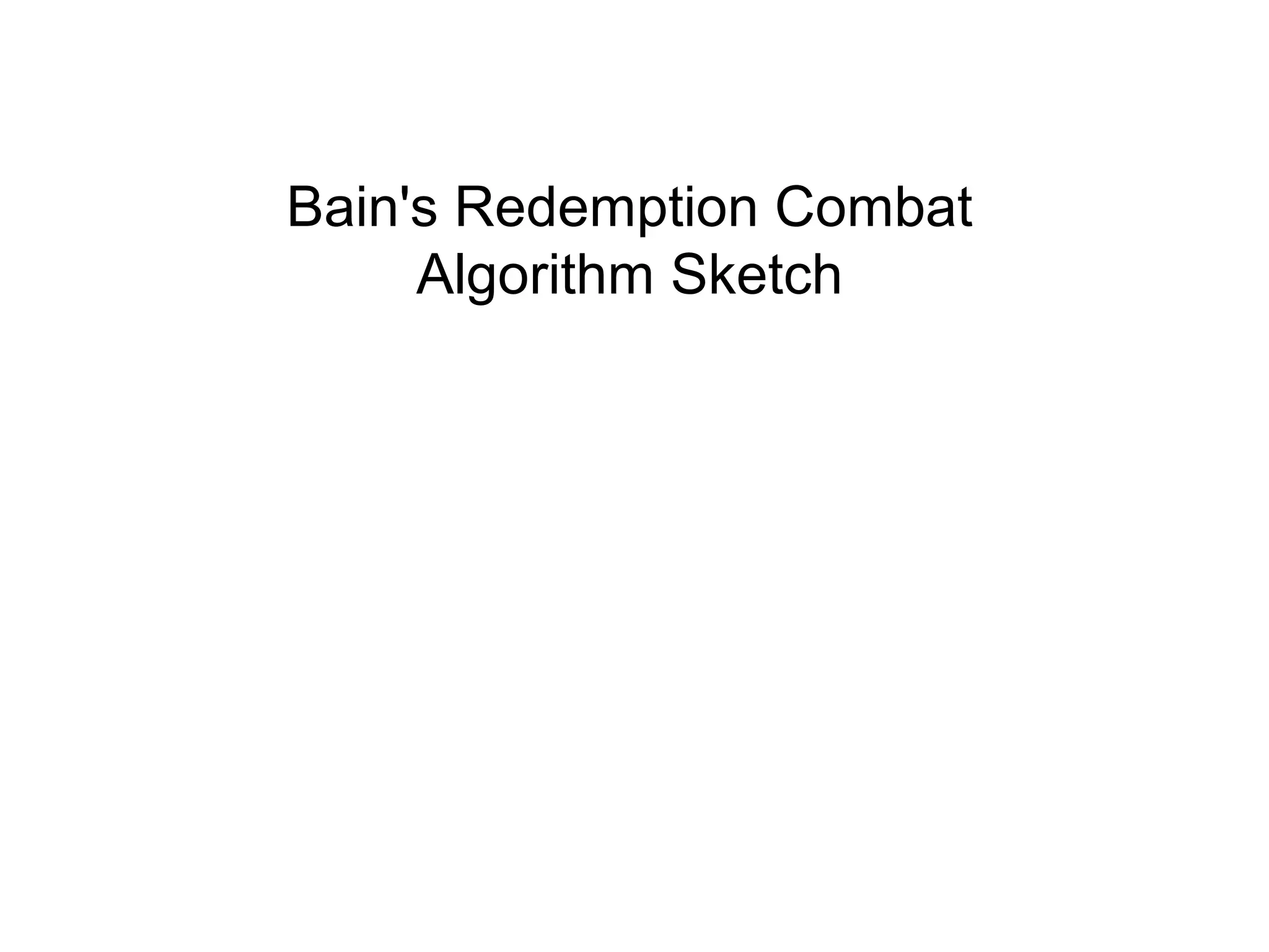 Bain's Redemption Machine Learning Explanation Sketch | PPS