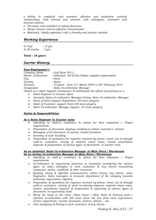 CV- Pradeep-To email | PDF