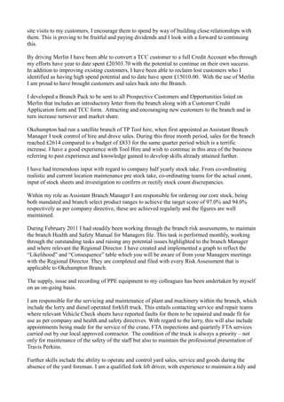 Andy Humberstone CV | DOC