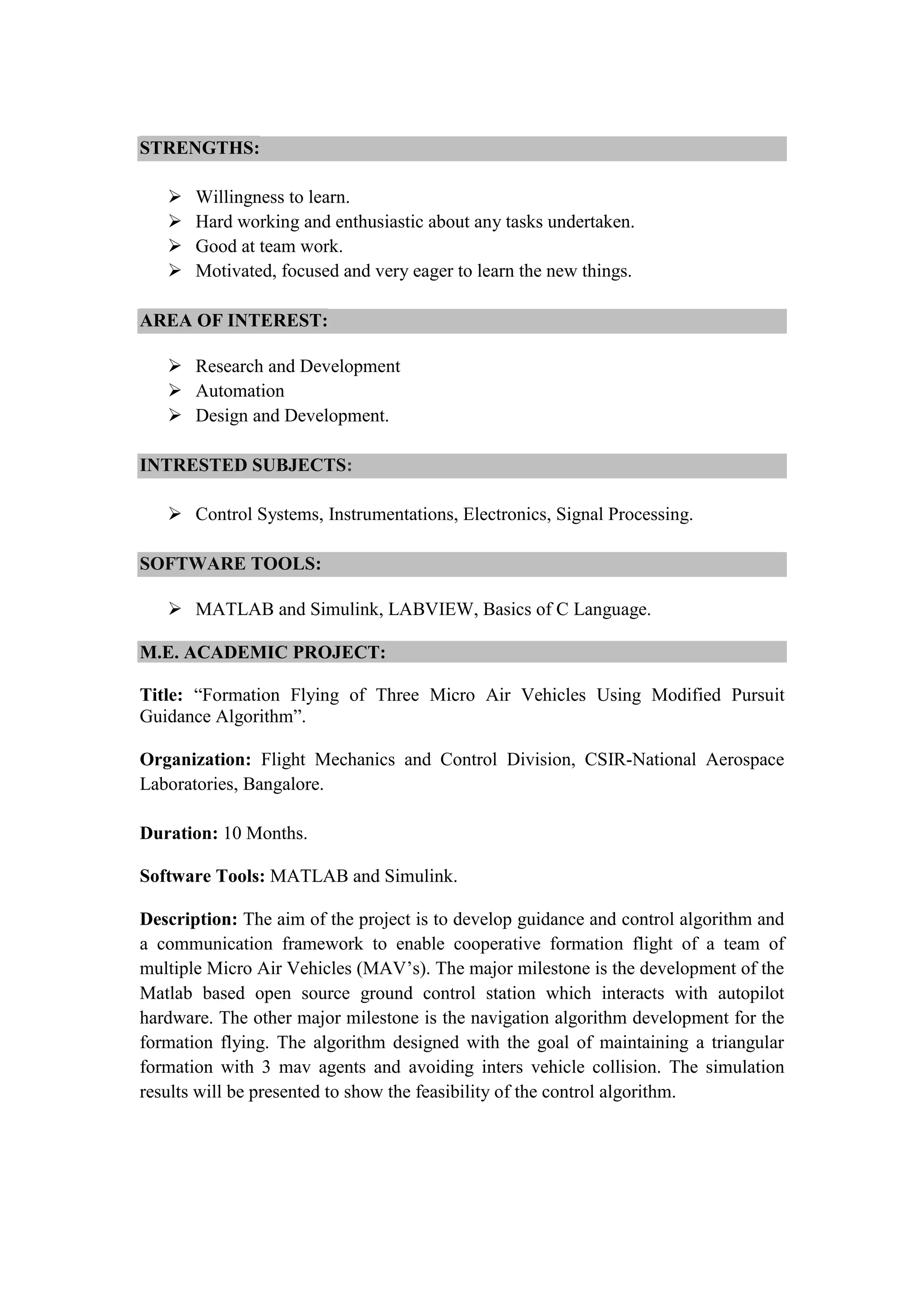 SHREE_MTECH_RESUME_company | PDF
