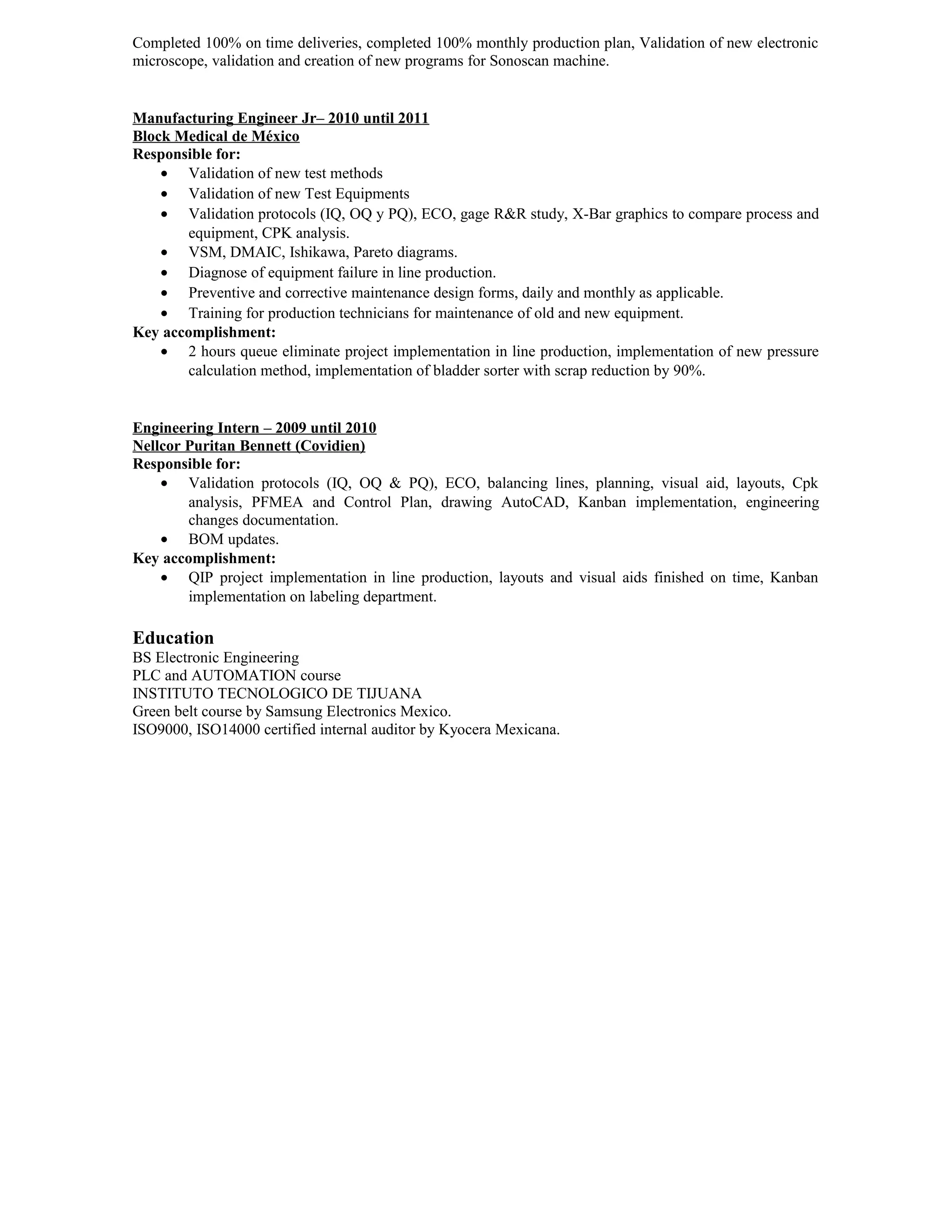 resume luis lopez | DOC