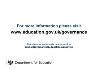 Dfe governance policy | PPT