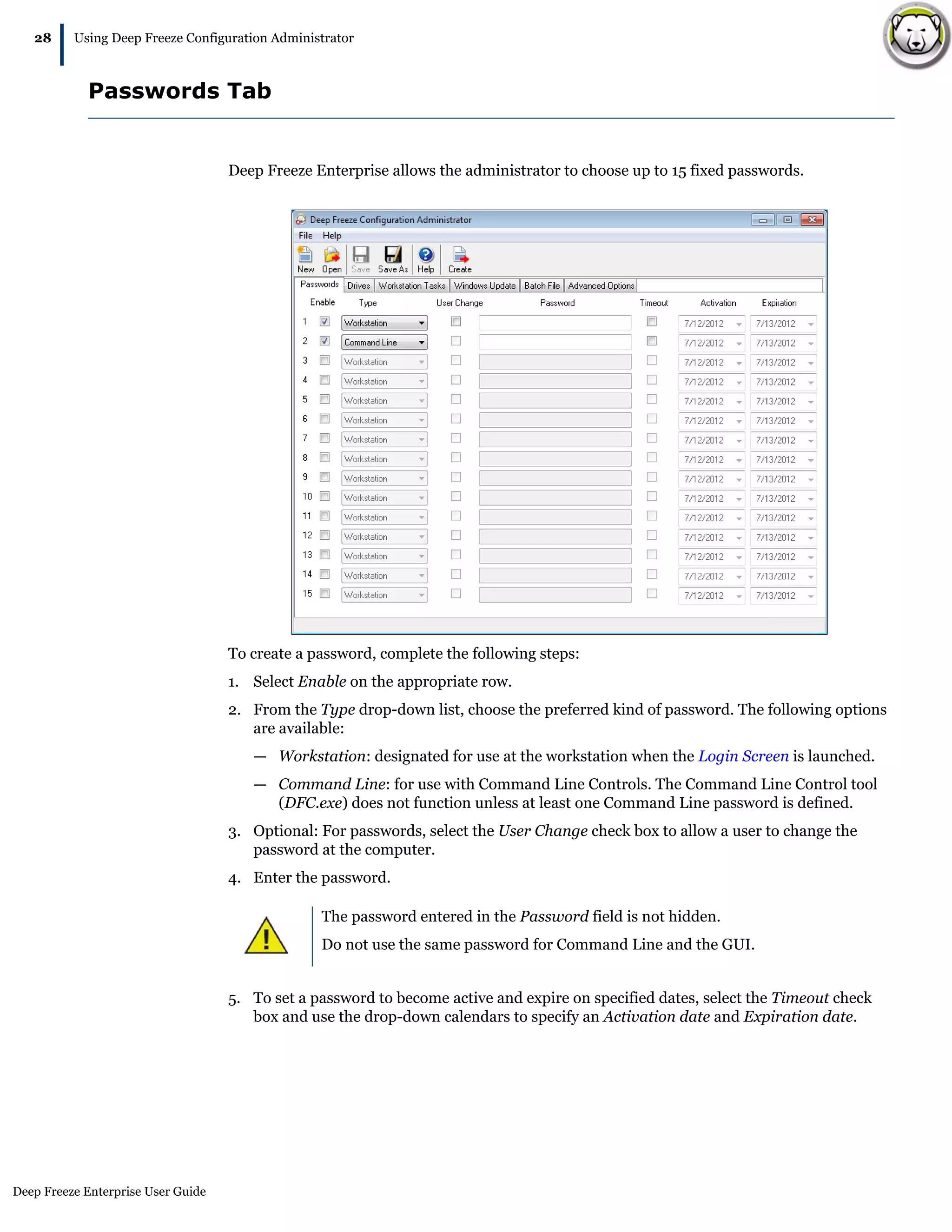 Faronics Deep Freeze Enterprise User Guide | PDF | Operating Systems | Computer Software and ...