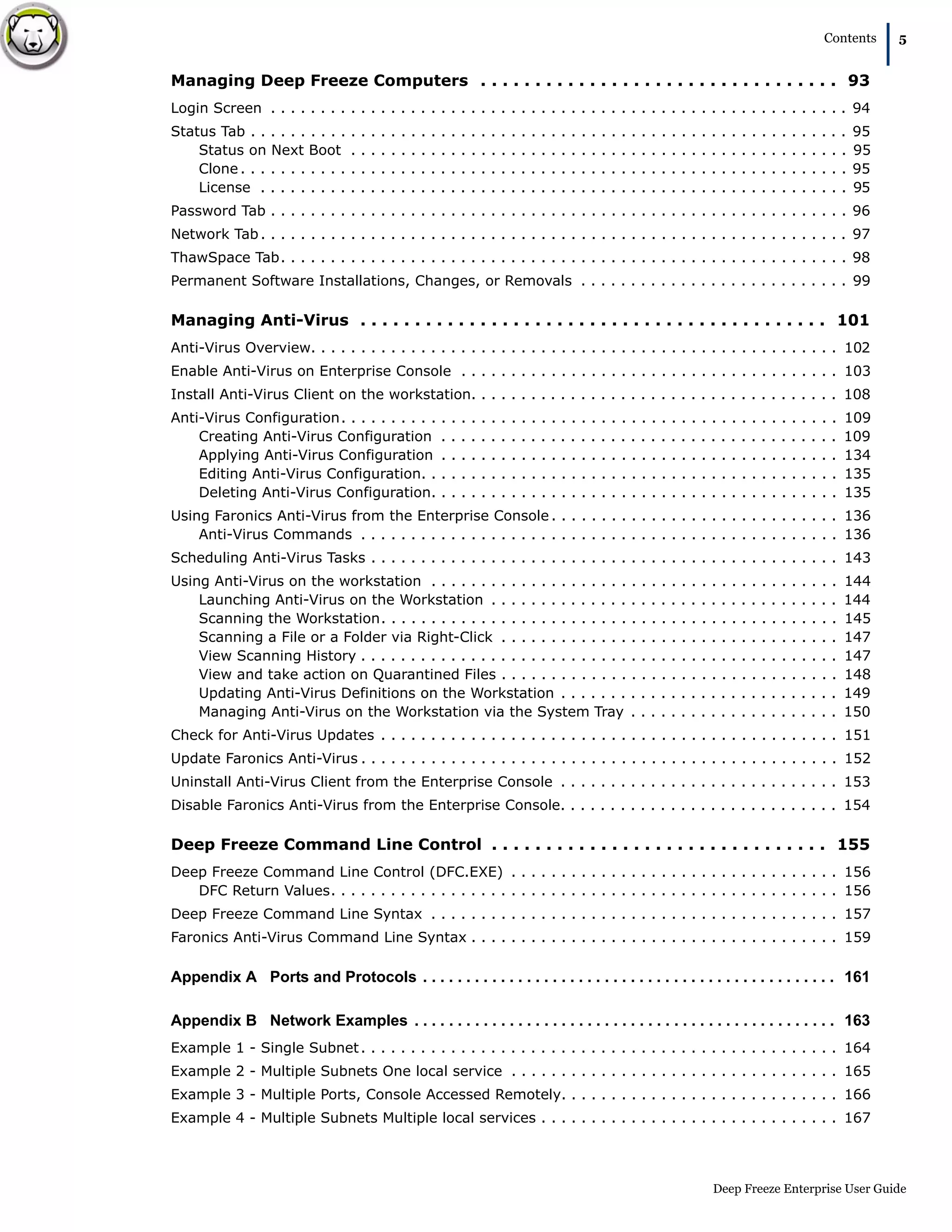 Faronics Deep Freeze Enterprise User Guide | PDF | Operating Systems | Computer Software and ...