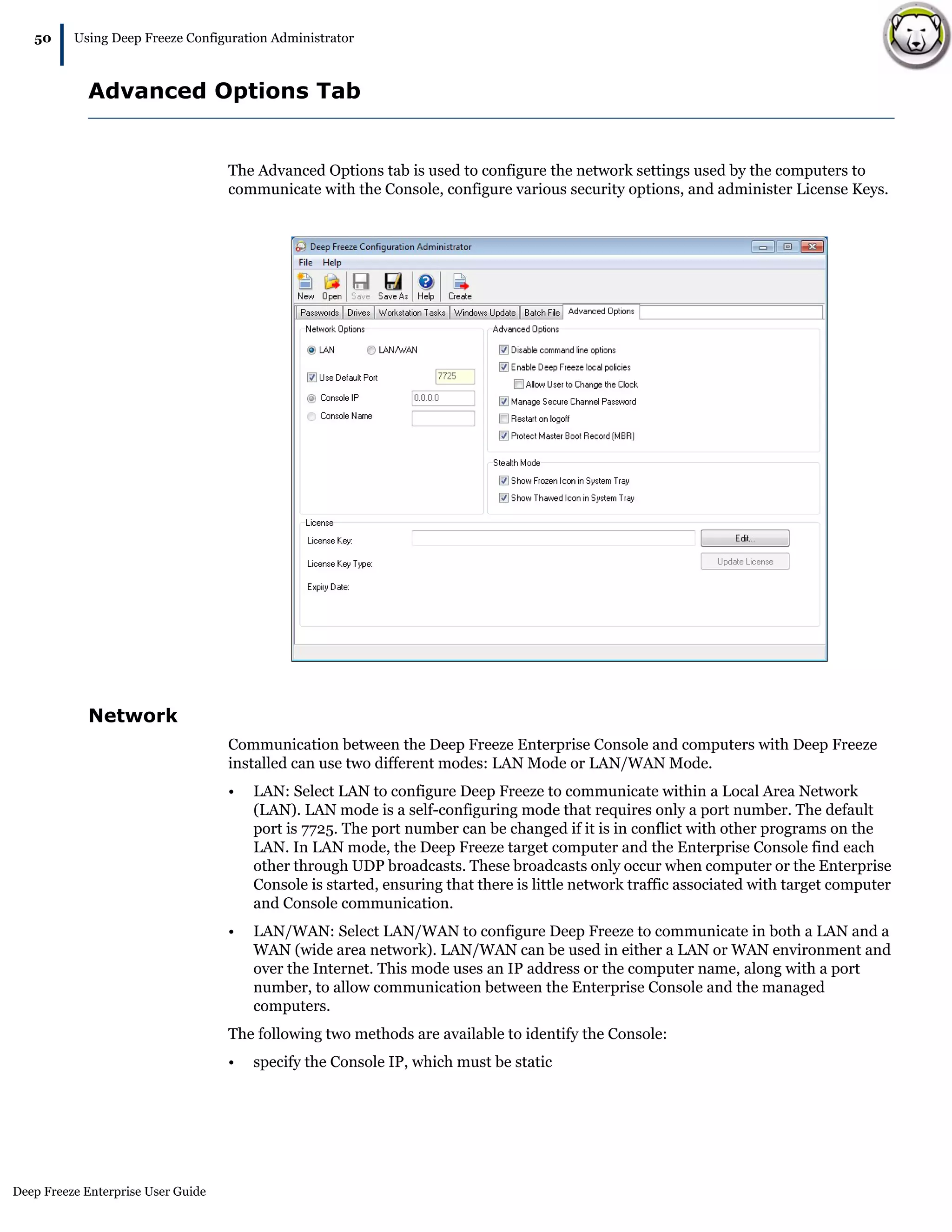 Faronics Deep Freeze Enterprise User Guide | PDF