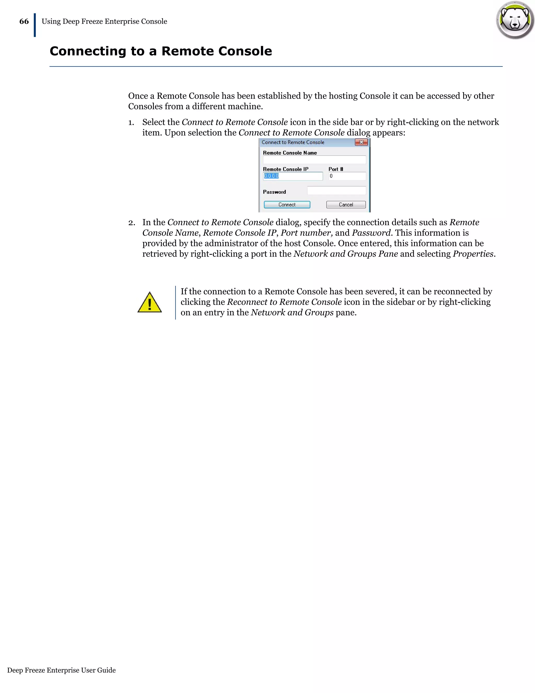 Faronics Deep Freeze Enterprise User Guide | PDF