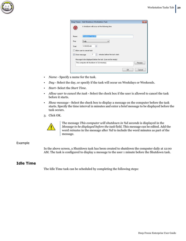 Faronics Deep Freeze Enterprise User Guide | PDF | Operating Systems | Computer Software and ...