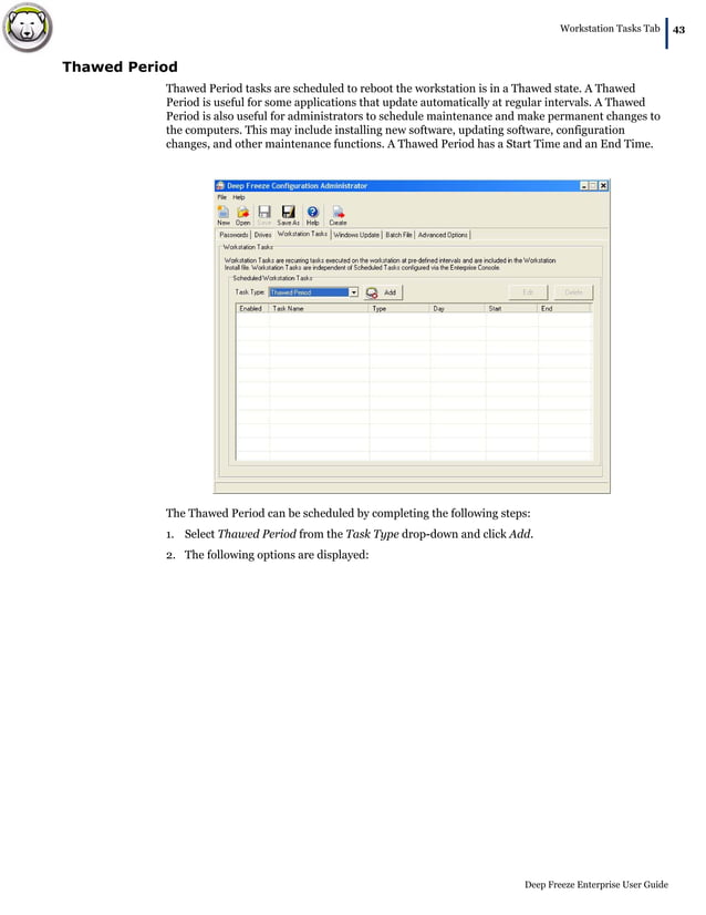 Faronics Deep Freeze Enterprise User Guide | PDF | Operating Systems | Computer Software and ...