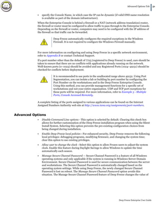 Faronics Deep Freeze Enterprise User Guide | PDF