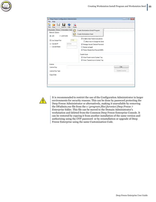 Faronics Deep Freeze Enterprise User Guide | PDF